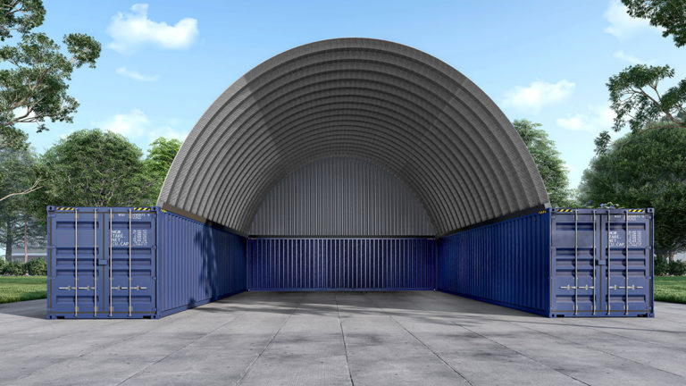 Shipping Container Roof Kits- Prefab DIY Steel Container Canopies