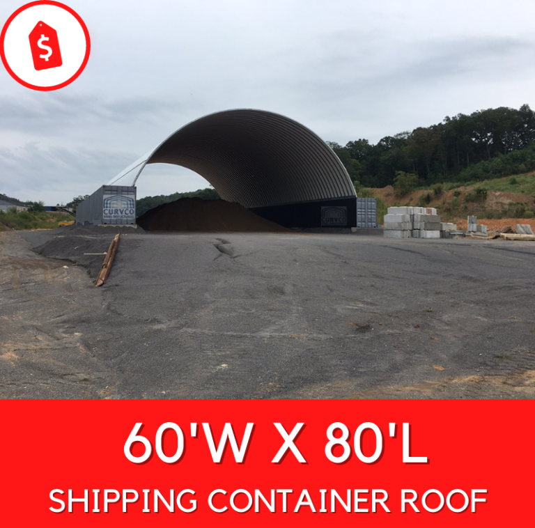 40x40 Shipping Container Roof - Prefab DIY Building Kits & Prices