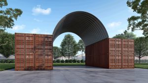 Shipping Container Roof Kits- Prefab DIY Steel Container Canopies