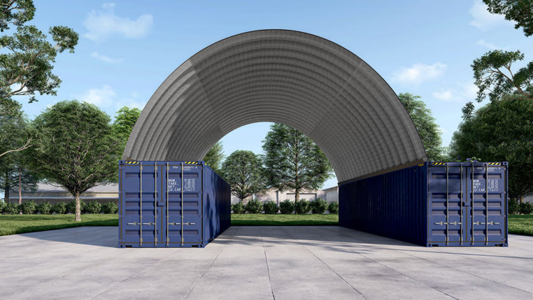 Shipping Container Roof Kits- Prefab DIY Steel Container Canopies