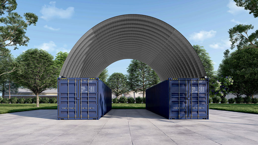 Shipping Container Roof Kits- Prefab DIY Steel Container Canopies