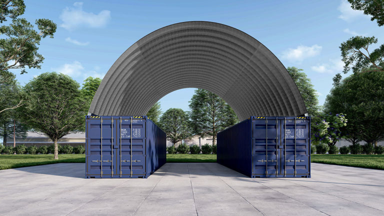 Shipping Container Roof Kits- Prefab DIY Steel Container Canopies