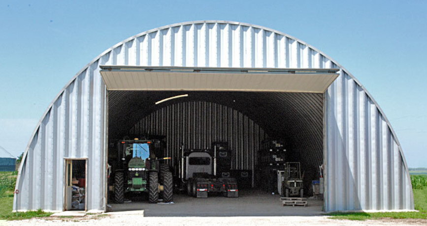 60x120 Quonset Hut - Curvco Steel Buildings