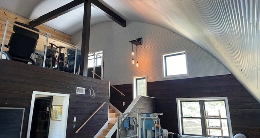 Inside Quonset Hut Homes Luxurious Quonset Hut In The Woods, Mountain