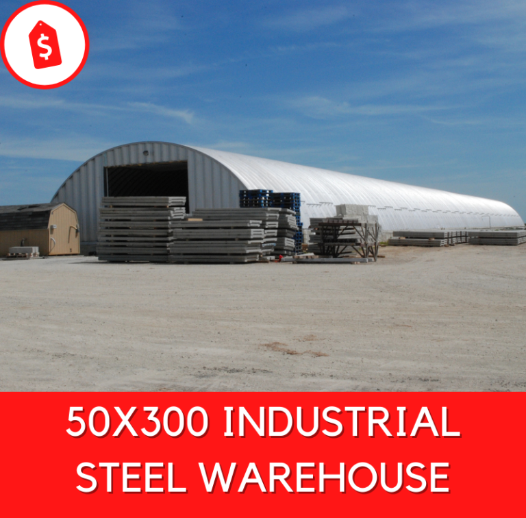 50x200 Industrial Steel Building Kits- Warehouse Kit Prices